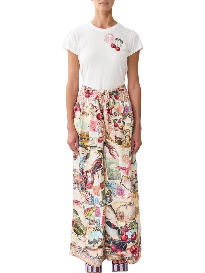 CAMILLA Camilla Relaxed Fit Full Length Pants with Tie Front